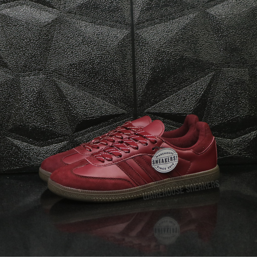 Jual Sepatu Samba Sumatra Island Samba Sumatra Maroon | Shopee Indonesia