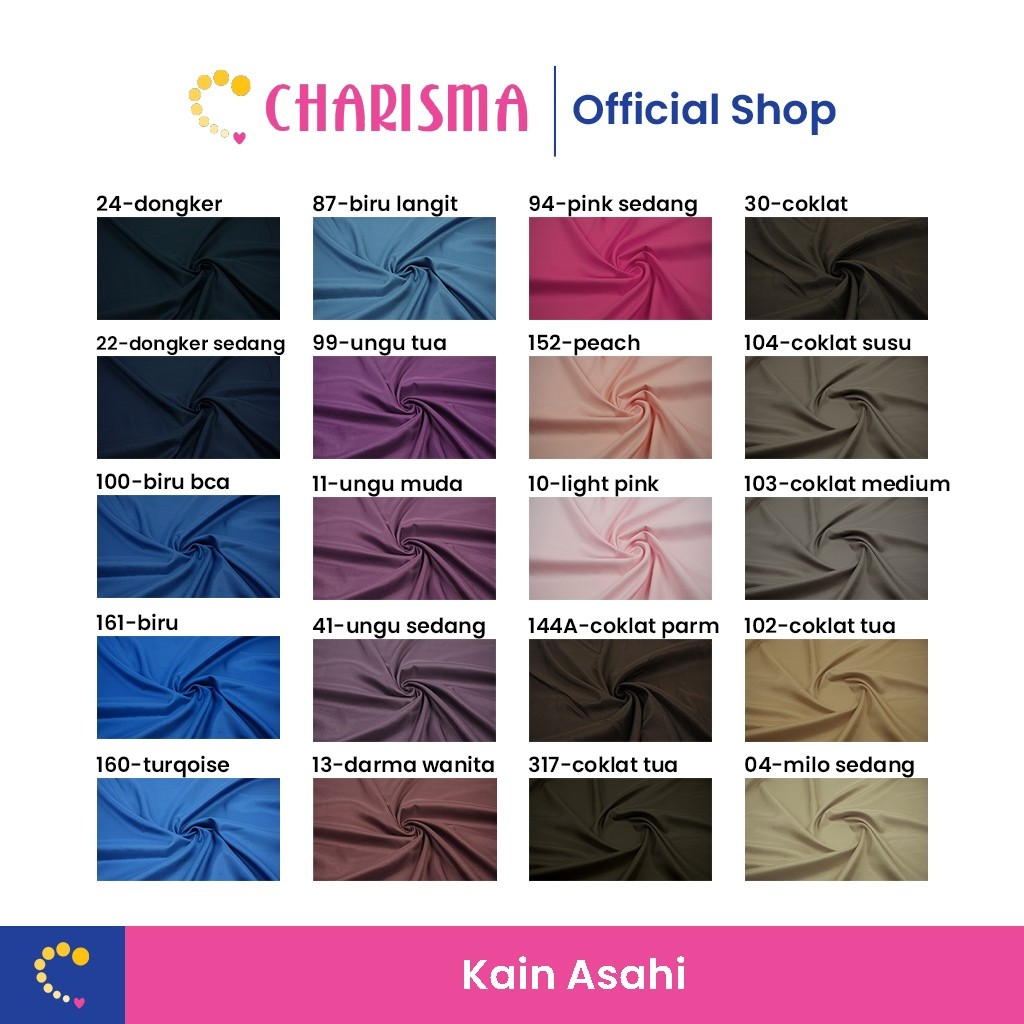 Jual Charisma Bahan Kain Asahi - Kain Furing Asahi / Bahan Puring ...