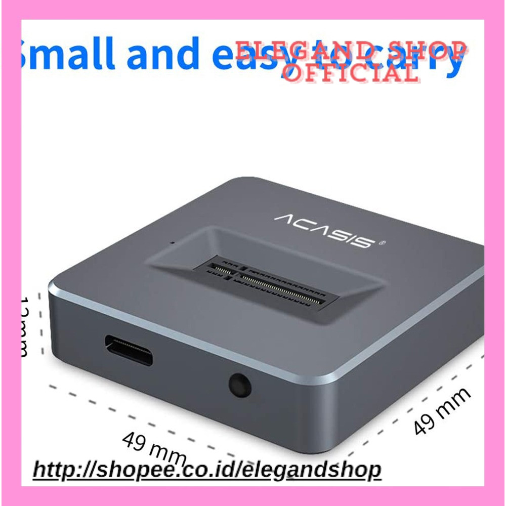 Jual ACASIS NVMe Dual Bay Enclosure Clone Docking Station M.2 USB3.1 ...