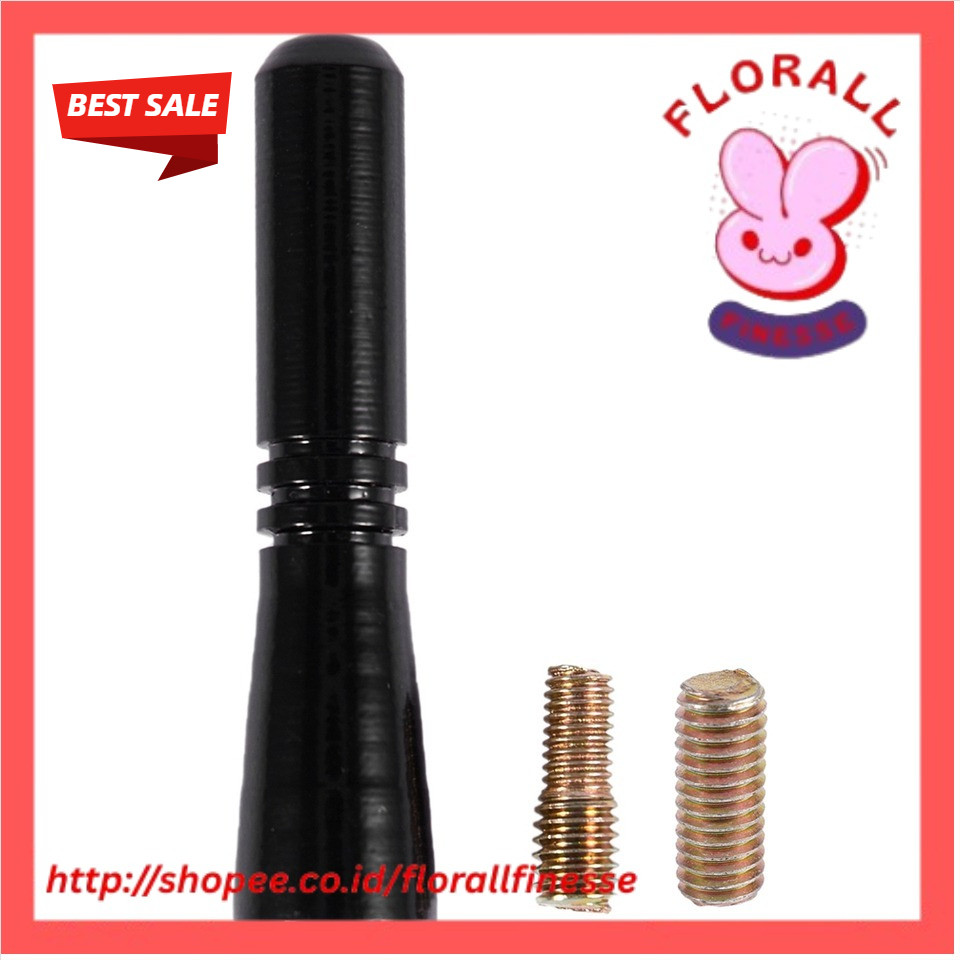 Jual NEW!Universal Top Roof Short Whip Screw Antenna Extension for Car ...