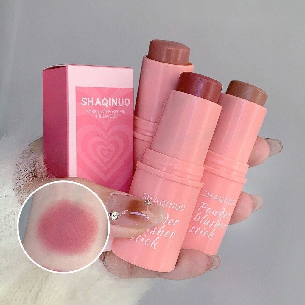 Jual Shaqinuo Powder Blusher Stick [heartofbeauty] Shopee Indonesia