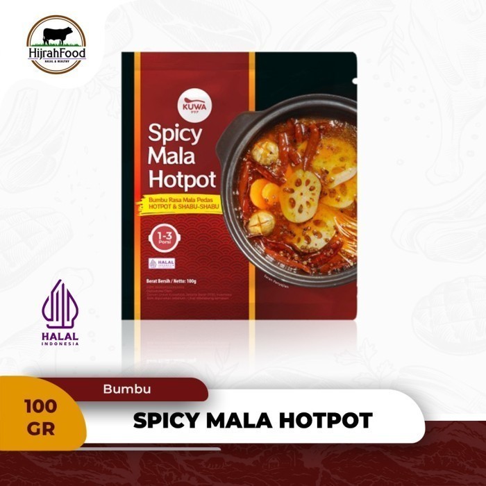 Jual Kuwa Spicy Mala Hotpot Bumbu Rasa Mala Pedas Praktis 100 gram ...