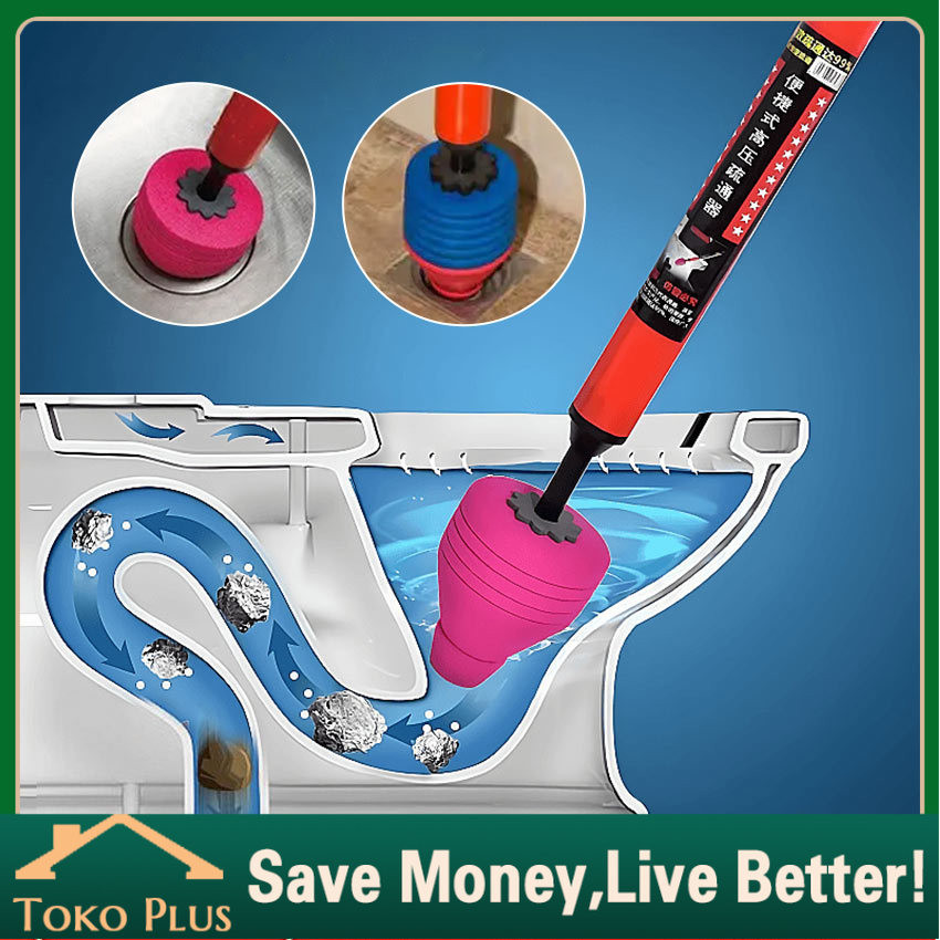 Jual Pump Toilet Plunger Pompa WC Penyedot Pompa WC Mampet Drain Buster ...