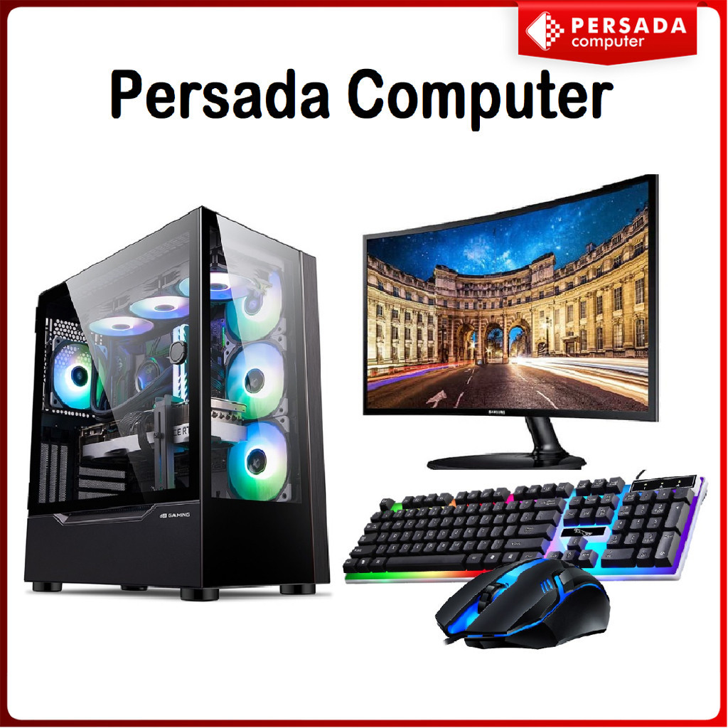 Jual PC RAKITAN LENGKAP INTEL CORE i5 12400 I 32GB I NVME 1TB I Monitor Samsung Curve 32 ...
