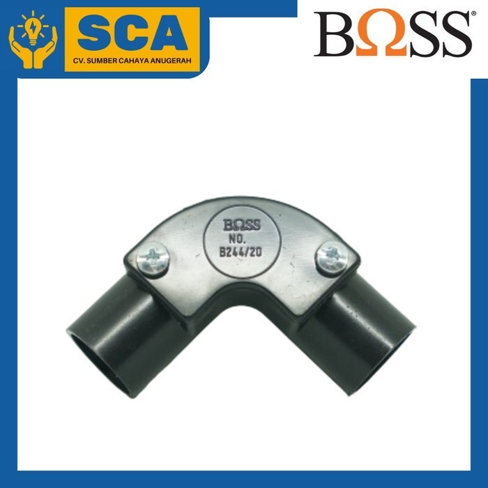 Jual KNEE/ELBOW PIPA CONDUIT 20MM HITAM MERK BOSS - 7020070 | Shopee ...