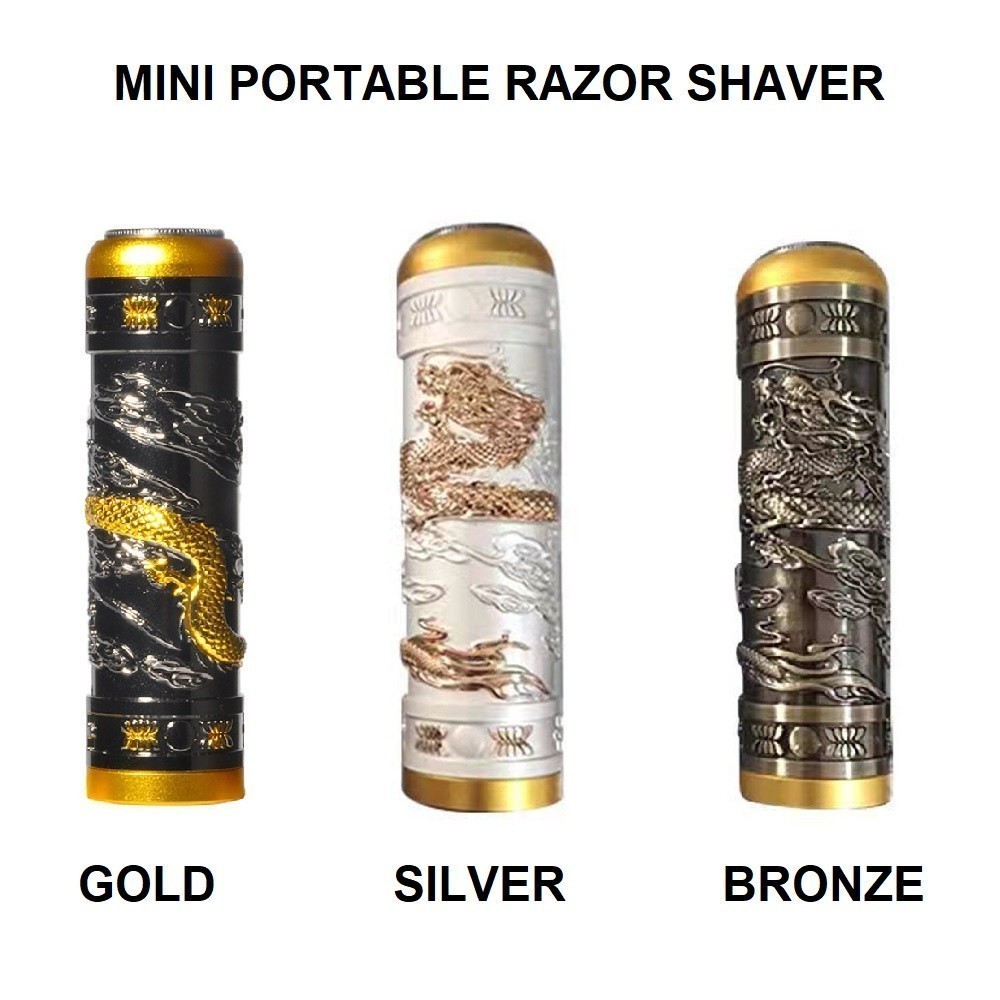 Jual GROSIRUNIK99 Portable Shaver Razor - Dragon Retro Design - Alat ...