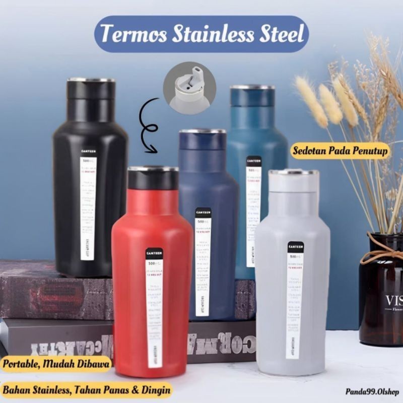 Jual Botol Minum Tumbler Stainless Canteen Premium 500ml | Shopee Indonesia