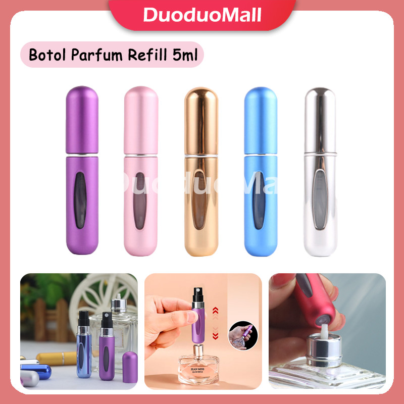 Jual Botol Parfum Refill 5ml/Travel Mini Refillable Perfume Bottle | Shopee Indonesia