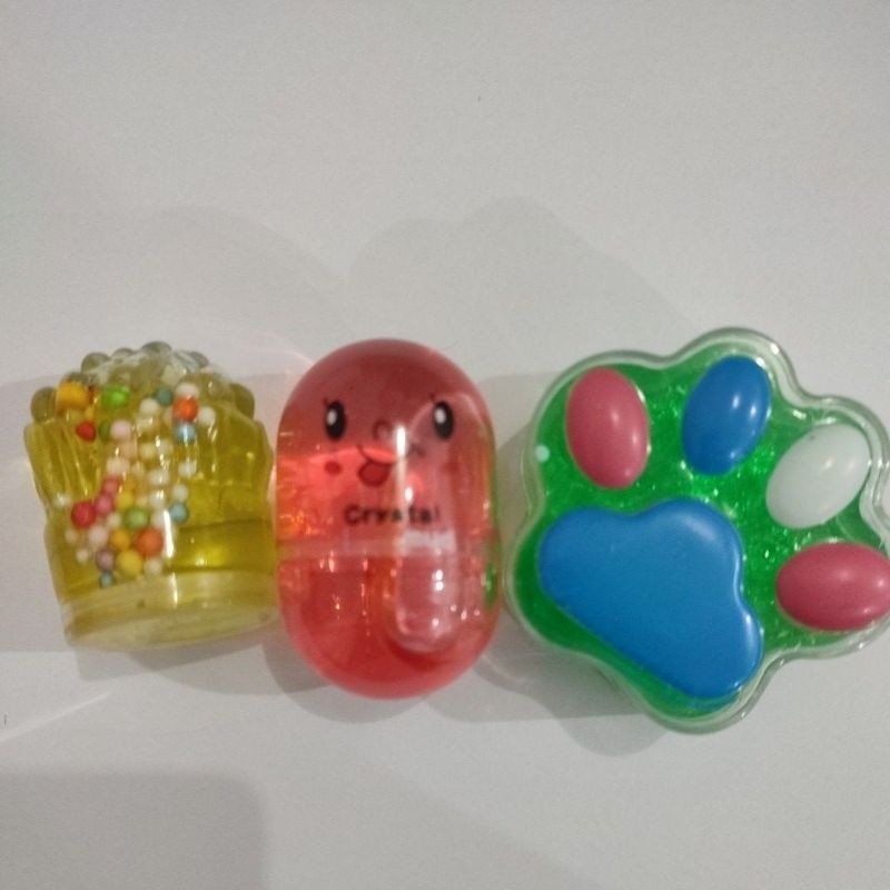 Jual BARU Mainan Anak Slime Jelly / Botol Warna Solid Berwarna Bentuk ...
