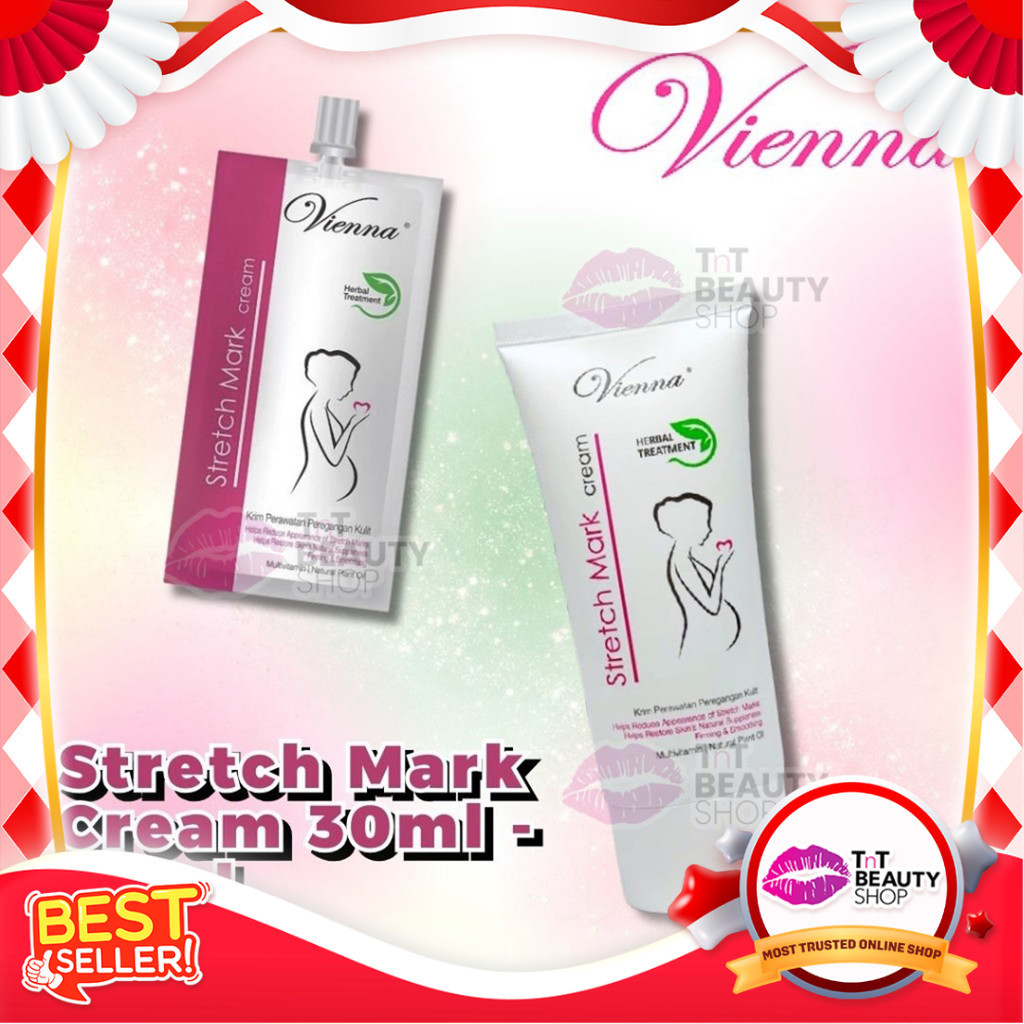 Jual VIENNA Stretch Mark Cream 30ml - 80ml - Penghilang Kerutan | TnT ...
