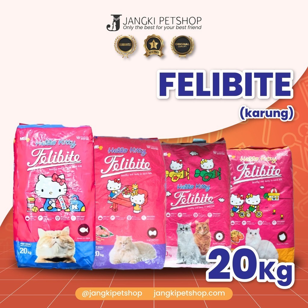 Jual FELIBITE CAT TUNA 20KG makanan kucing felibite - IKAN tuna ...