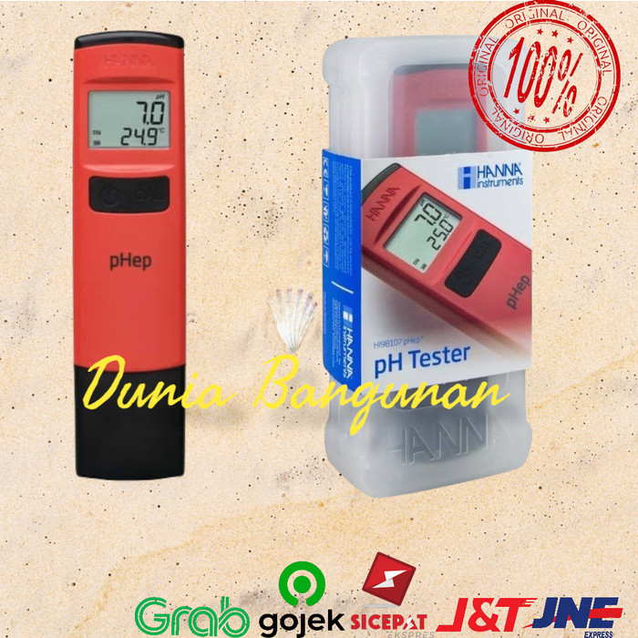 Jual New PH meter with temperature Hanna HI 98107 | Shopee Indonesia