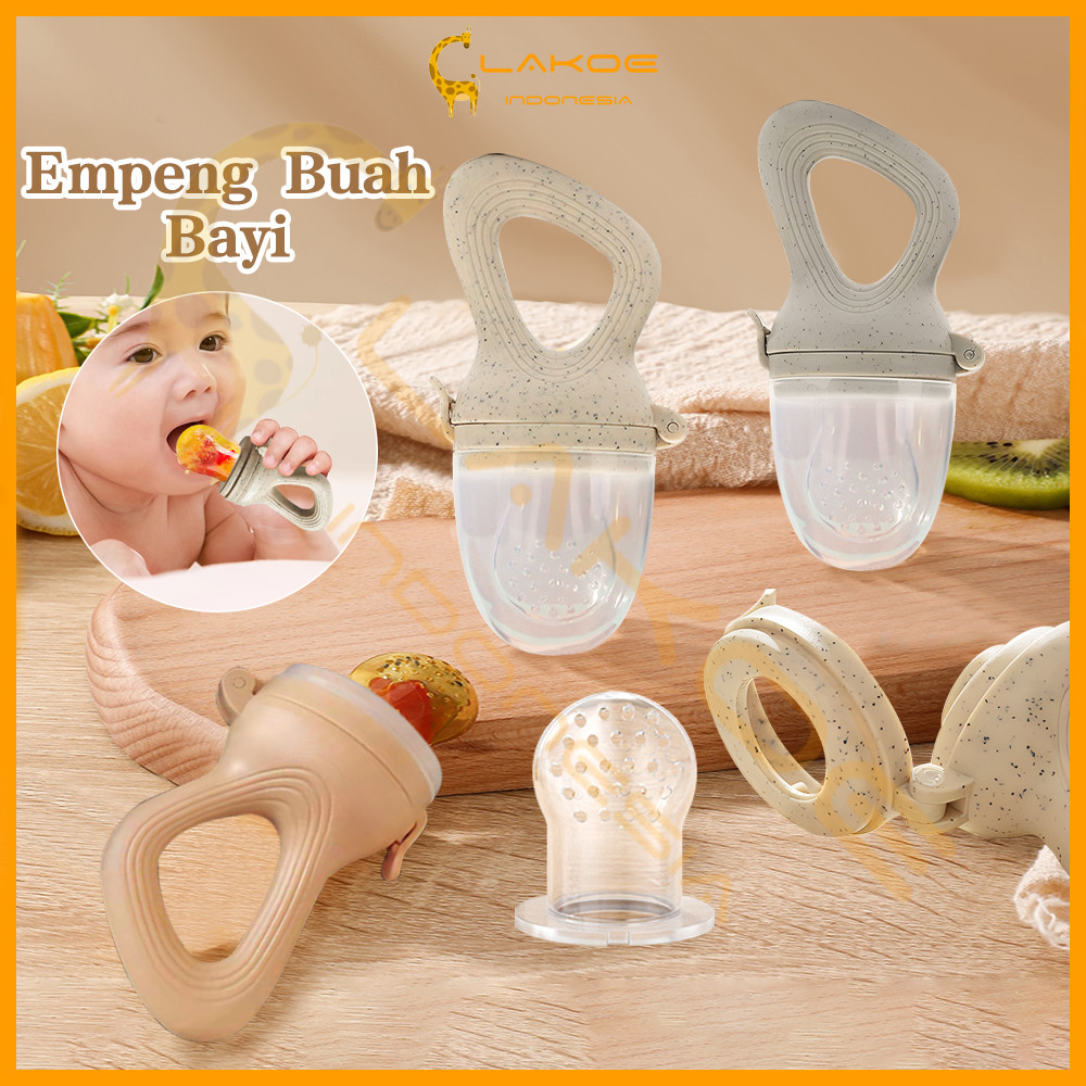 Jual LAKOE Dot Buah Bayi Empeng Buah Bayi Fruit Feeder Silicone Lembut ...
