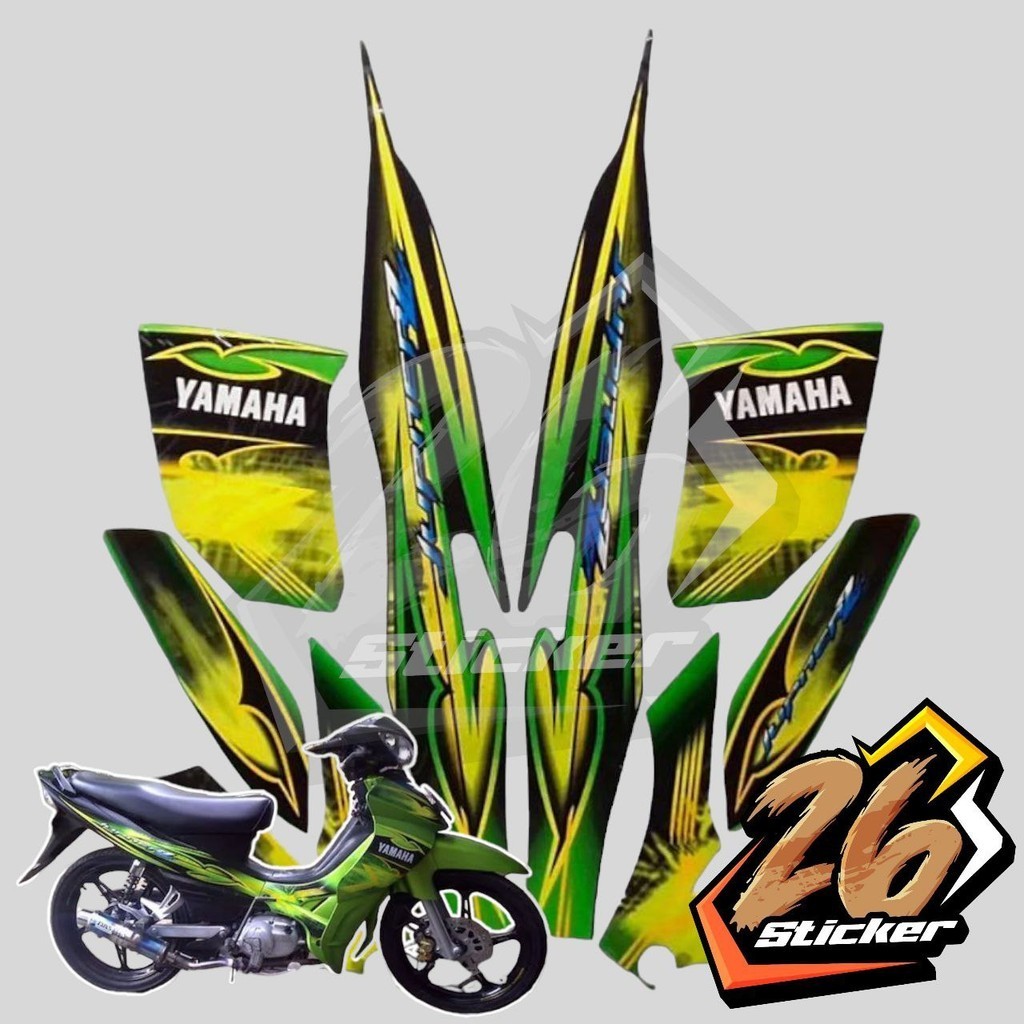 Jual STICKER STIKER POLET LIS STRIPING MOTOR FULL BODY YAMAHA JUPITER Z ...