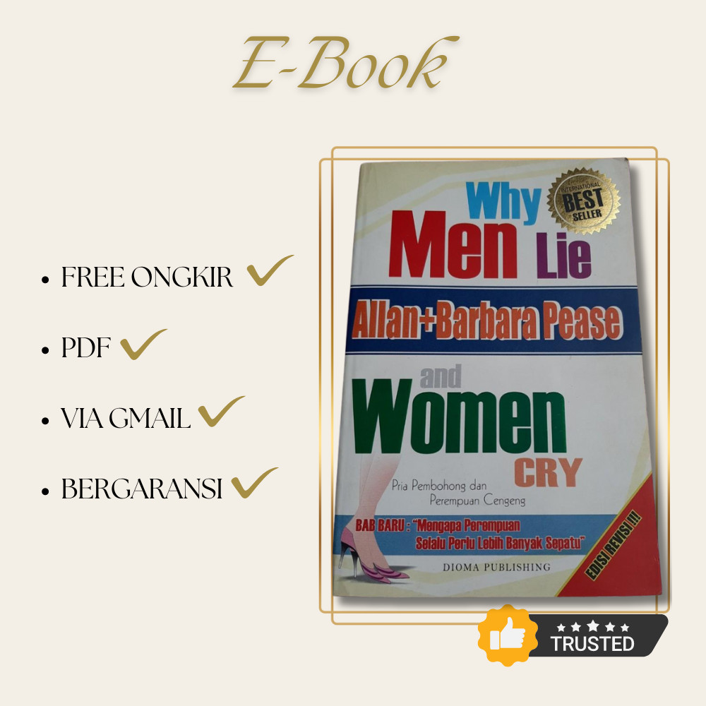 Jual Why Men Lie and Women Cry (Mengapa Pria Berbohong dan Perempuan Menangis) | Shopee Indonesia