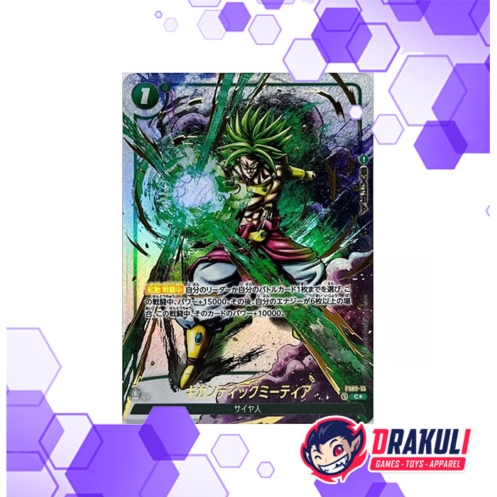 Jual Dragon Ball Fusion World Card Game FB02 - Gigantic Meteor Broly (Parallel) FS03-15 P-C ...
