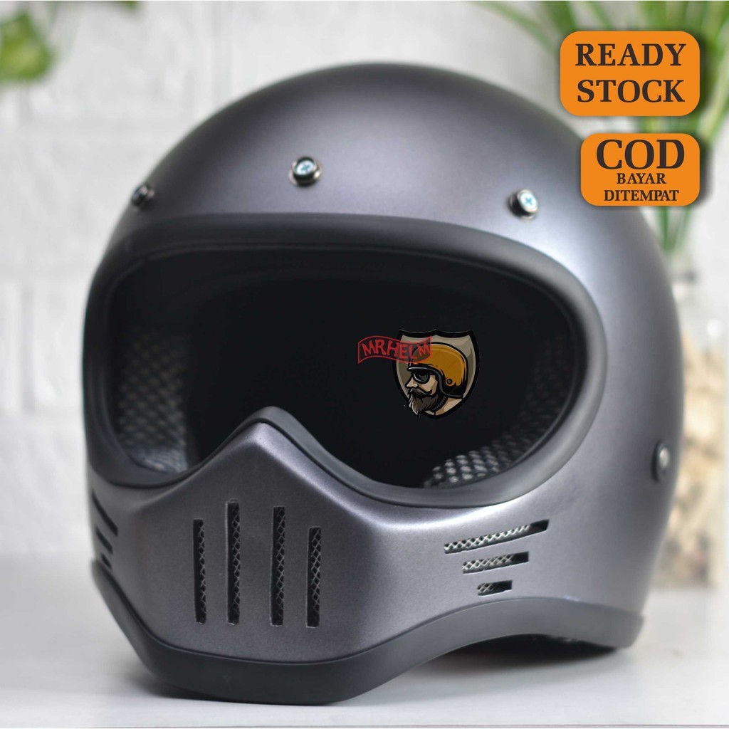 Jual HELM CUSTOM CAKIL SIMPSON M30 CLASSIC ( MR HELM ) | Shopee Indonesia