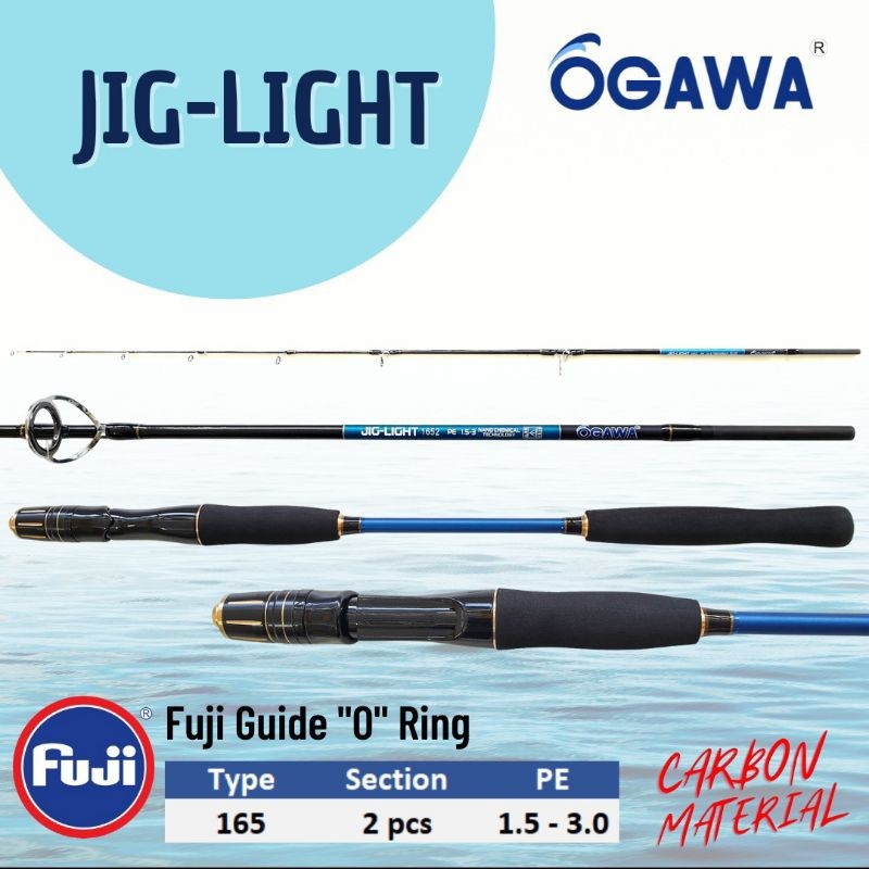 Jual Joran Spinning Jigging Carbon Solid Ogawa Light Jig AP | Shopee ...