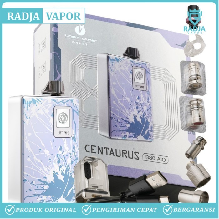 Jual CENTAURUS B80 GUSH GREY 80W 18650 AIO WITH BORO TANK AUTHENTIC ...
