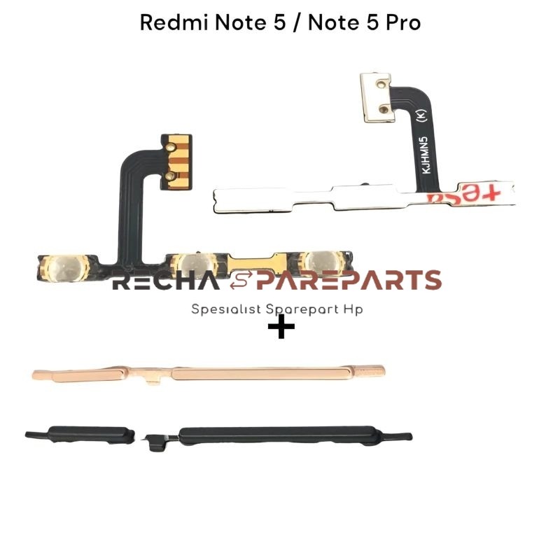 Jual FLEXIBLE ON OFF VOLUME + TOMBOL LUAR XIAOMI REDMI NOTE 5 / NOTE 5 PRO ( Recha Spareparts ...