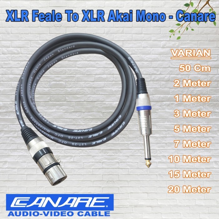 Jual Kabel Mic/ Kabel In Out Mixer XLR Female To Akai Mono - JAPAN ...