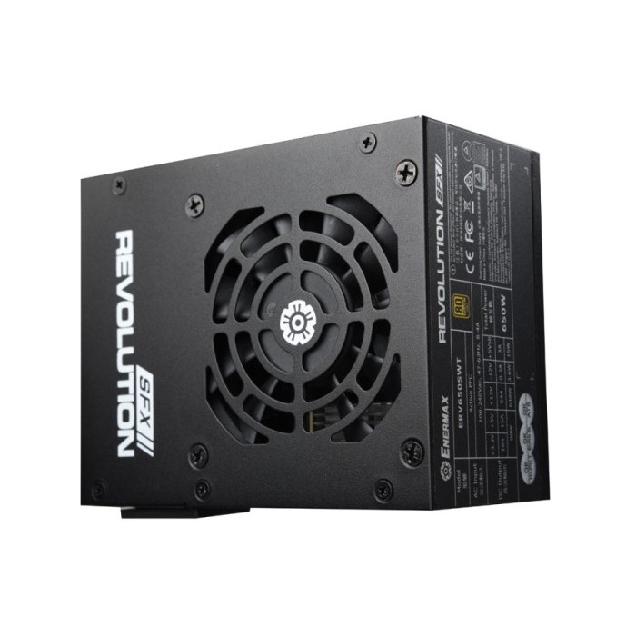 Jual ENERMAX Revolution SFX 650W 80+ Gold - Full Modular - ERV650-SWT ...