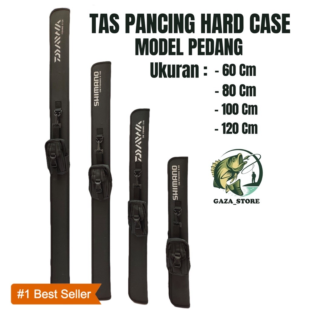 Jual Tas Pancing Hard Case Model Pedang Hitam Ukuran 60/80/100/120 Cm ...