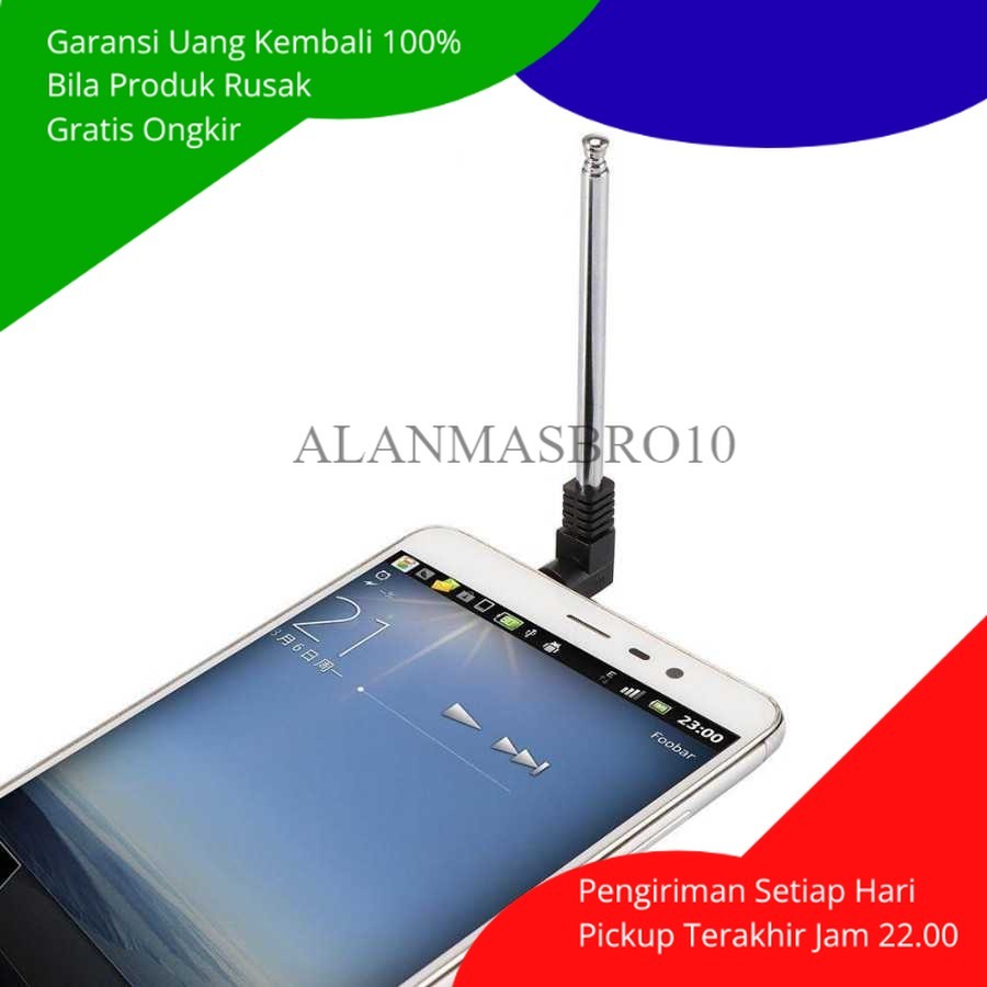 Jual Antena Radio FM AM Telescopic 3.5mm Smartphone Handphone - Antena ...