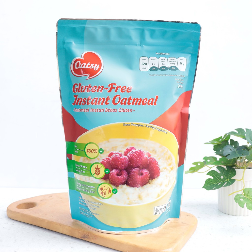 Jual 500G Gluten Free Instant Oatmeal oatmeal instan bebas gluten ...