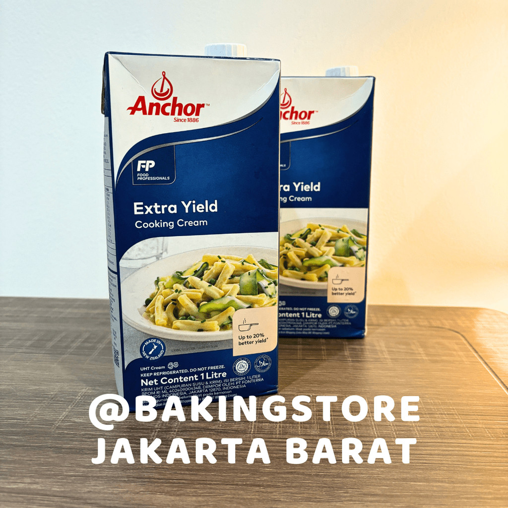 Jual Anchor Cooking Cream Extra Yield 1 Liter | Krim Masak 1L | Shopee ...