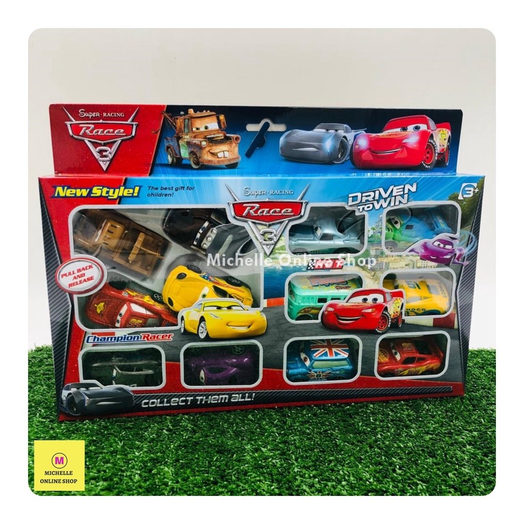 Jual Mainan Mobil Cars isi 12pcs pullback | Shopee Indonesia