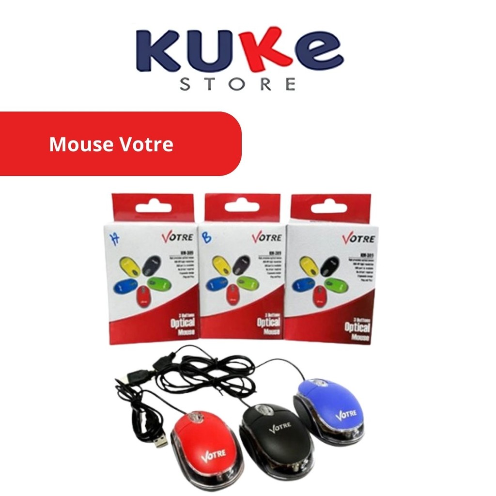 Jual Mouse USB Optical Votre KM-309 #DB003 | Shopee Indonesia