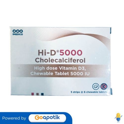 Jual Hi-D 5000 Iu Box 30 Tablet | Shopee Indonesia
