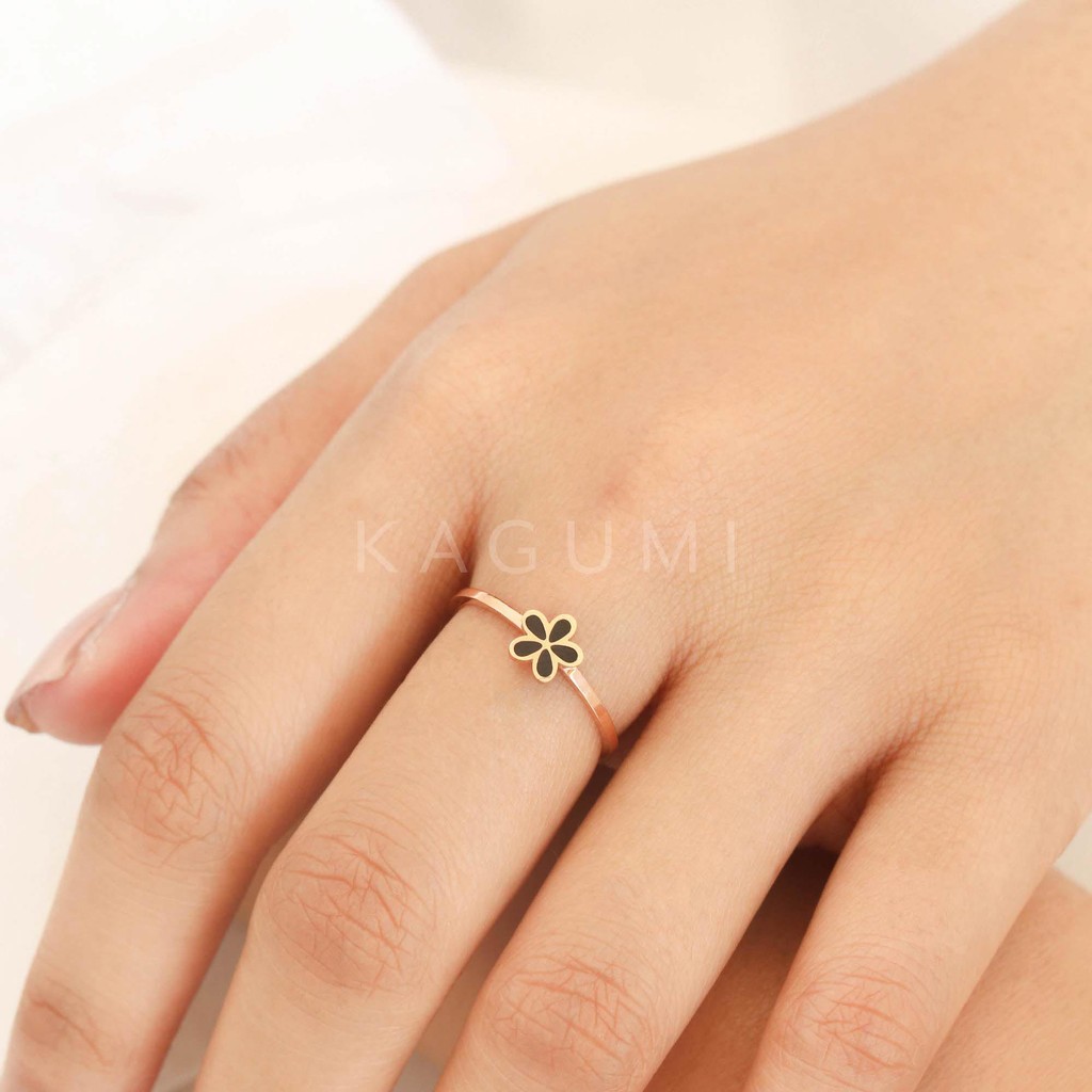 Jual KAGUMI Everlast - Cute Flower Ring | Cincin Bunga Cute Titanium ...