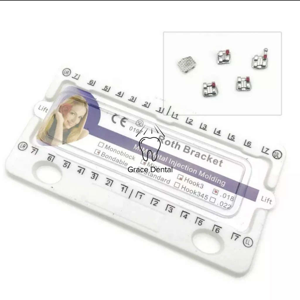 Jual Dental Bracket Hook 3 Ortho Metal Mini Roth Behel Gigi | Shopee ...