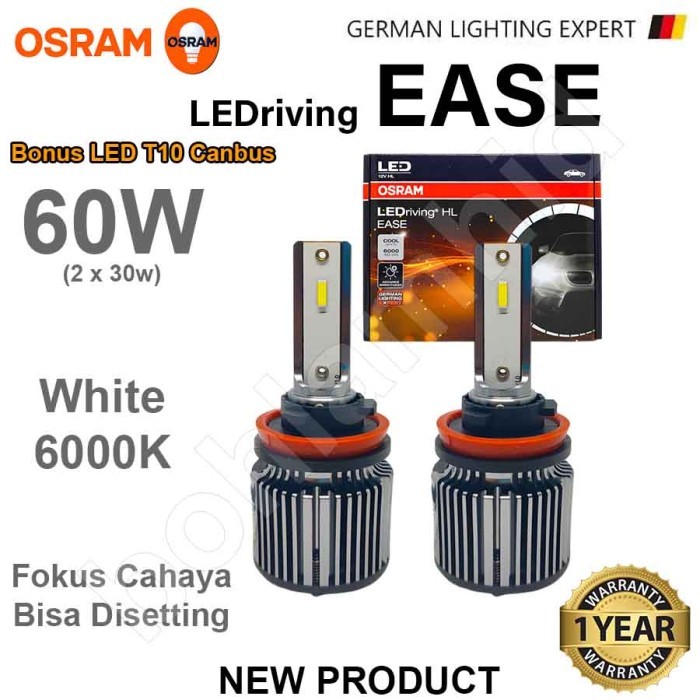 Jual Lampu LED Osram EASE H11 / H16 LEDriving HL Total 54W 6000K IP68 Garansi Resmi | Shopee ...