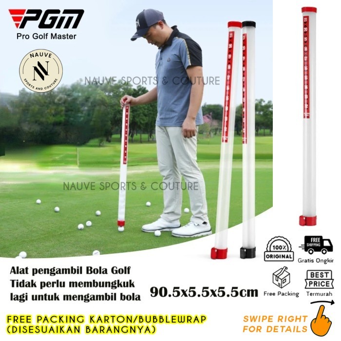 Jual Golf Ball Picker PGM Tube Tabung Pemungut Alat Pungut Bola Golf ...