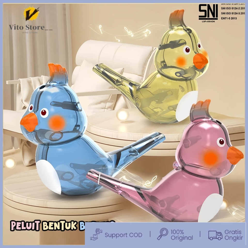 Jual Peluit Burung Bird Terapi Wicara Anak Mainan Edukasi Anak ...