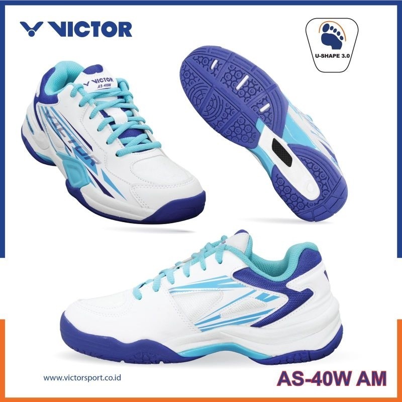 Jual Sepatu badminton victor AS40W AM | Shopee Indonesia