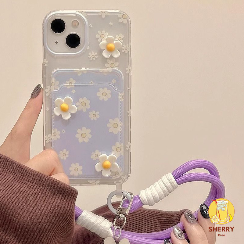 Jual Casing Bunga 3D Seni Daisy Kecil Kreatif Segar Kompatibel Untuk ...