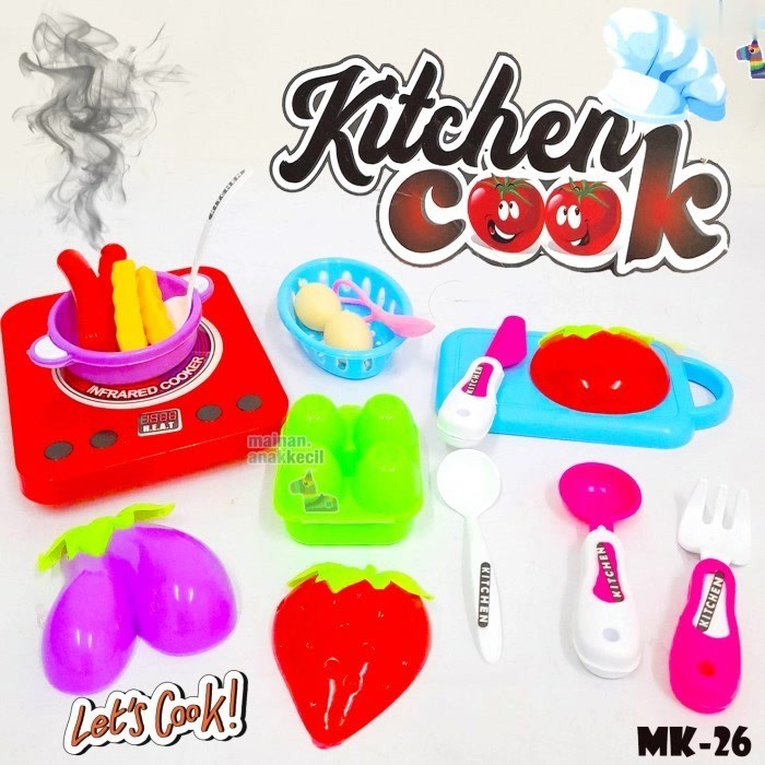 Jual MAINAN ANAK MASAK MASAK KITCHEN SET COOK DAPUR KOKI CILIK LENGKAP ...