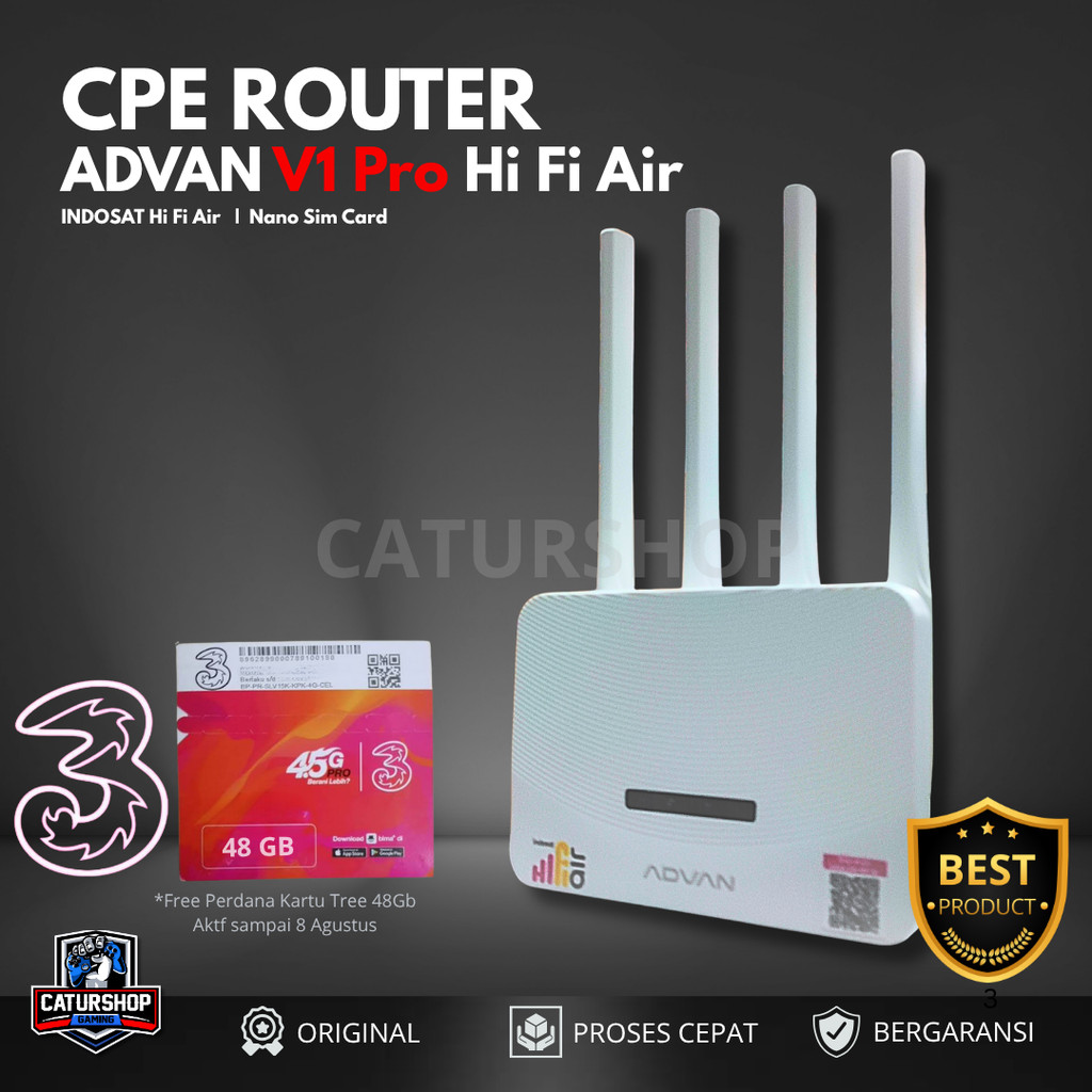 Jual Advan V1 Pro CPE Router wifi Indosat Hi Fi Air | 4G Home Modem ...