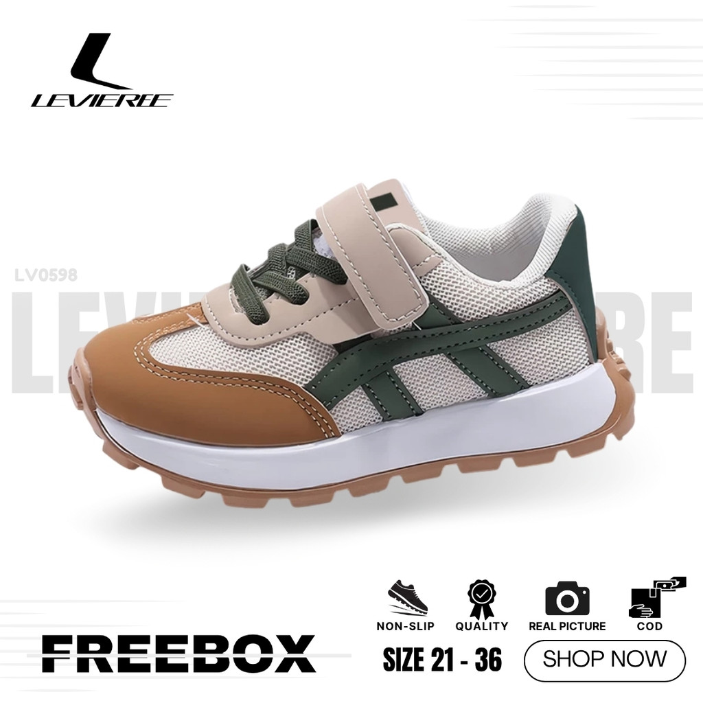 Jual LVR FREE BOX SIZE 21-36 Sepatu Anak Laki-Laki & Perempuan Sepatu ...