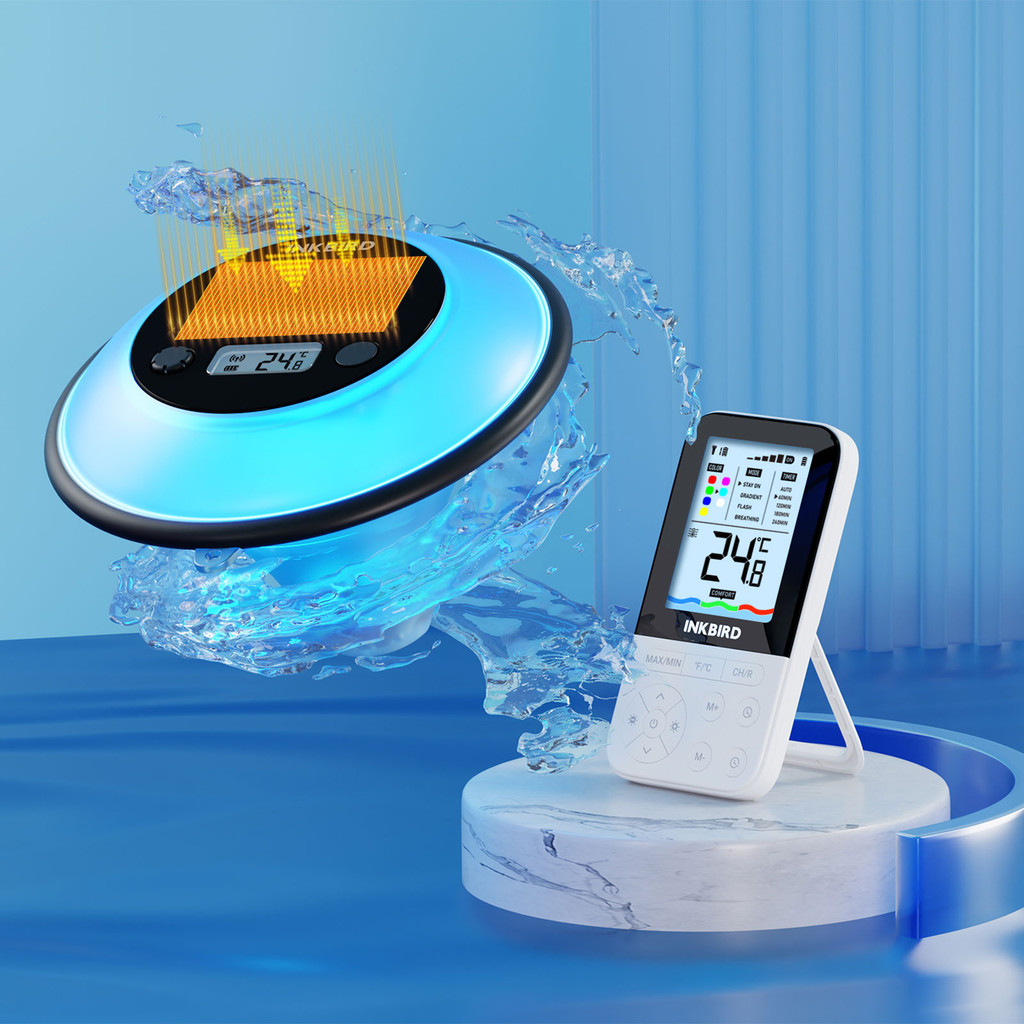 Jual INKBIRD IBS-P05R Solar Pool Thermometer with Ambient Light Indoor ...