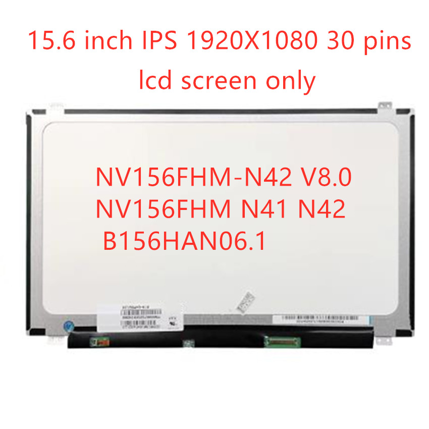 Jual 15.6" IPS Laptop LCD Screen NV156FHM-N42 V8.0 fit NV156FHM N41 N42 ...