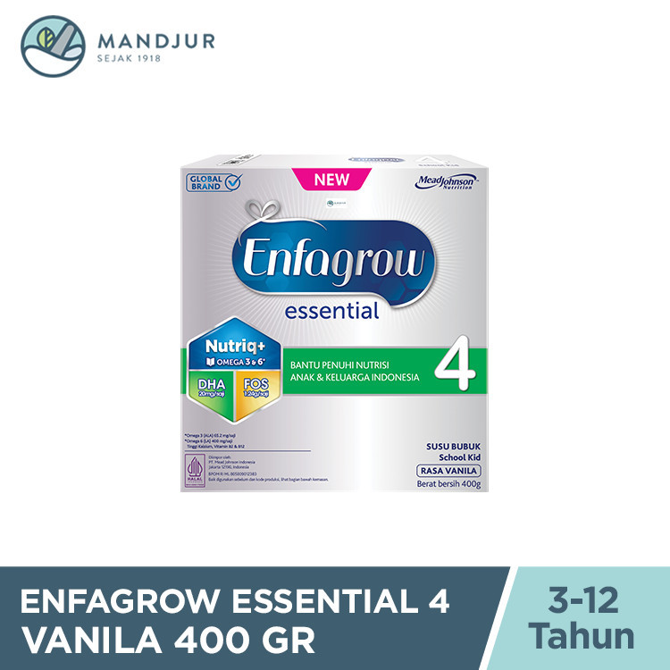 Jual Enfagrow Essential 4 Vanila - Susu Pertumbuhan Anak Usia 3+ Tahun ...