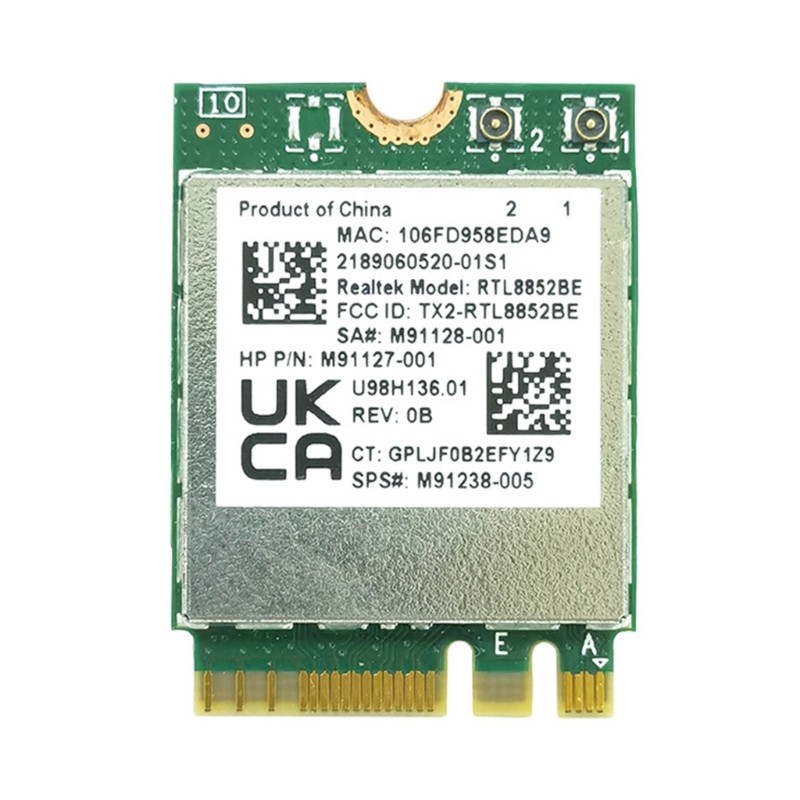 Jual WiFi 6 Dual-Band AX1800 Realtek- RTL8852BE M2-NGFF Adapter ...