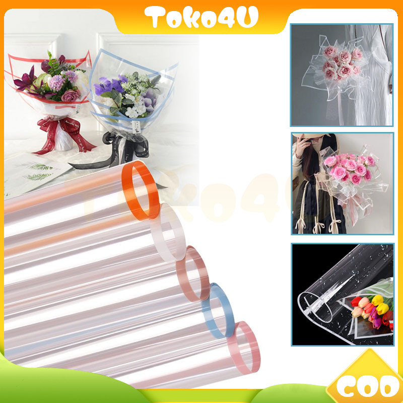 Jual cellophane bucket wrapping paper/kertas buket bunga transparant ...
