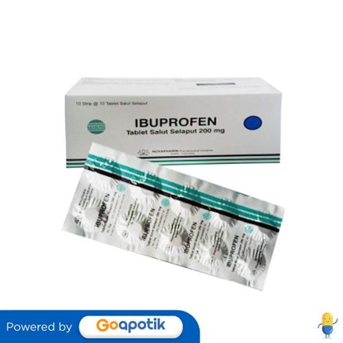 Jual Ibuprofen Novapharin 200 Mg Strip 10 Tablet | Shopee Indonesia