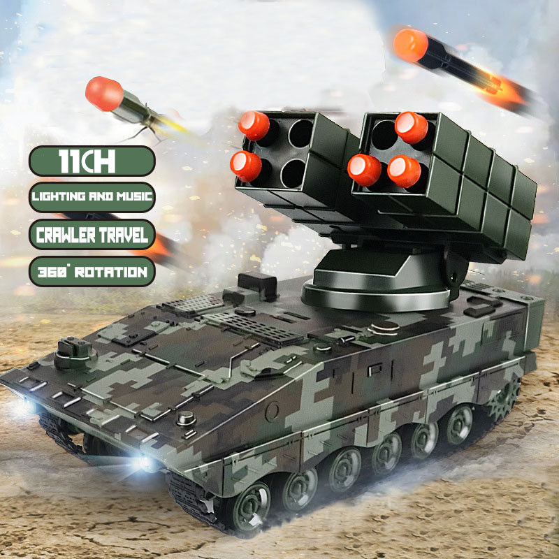 Jual Remote Controlled Missile Vehicle Simulation Military Can launch ...